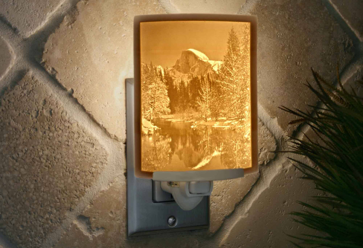 Half Dome Porcelain Lithophane Night Light – Fino Lino Fine Linens ...