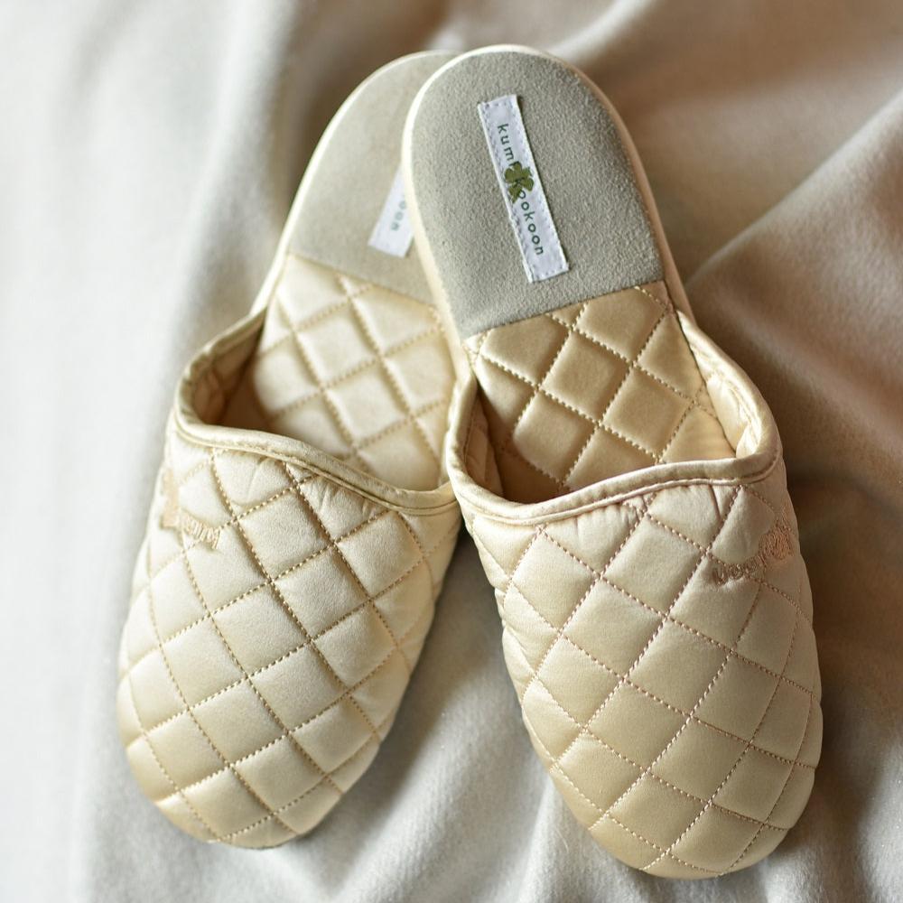 Silk Quilted Slippers – Fino Lino Fine Linens & Accessories